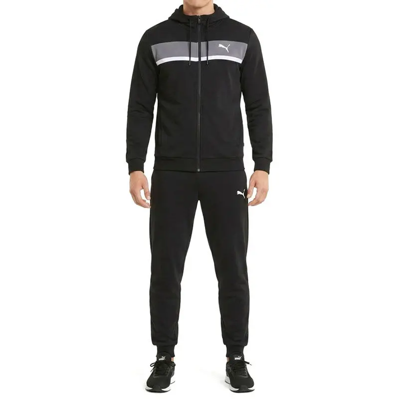 Puma Muška komplet trenerka Sweat Suit FL, Crna