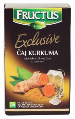 ČAJ KURKUMA EXL FRUCTUS 44G