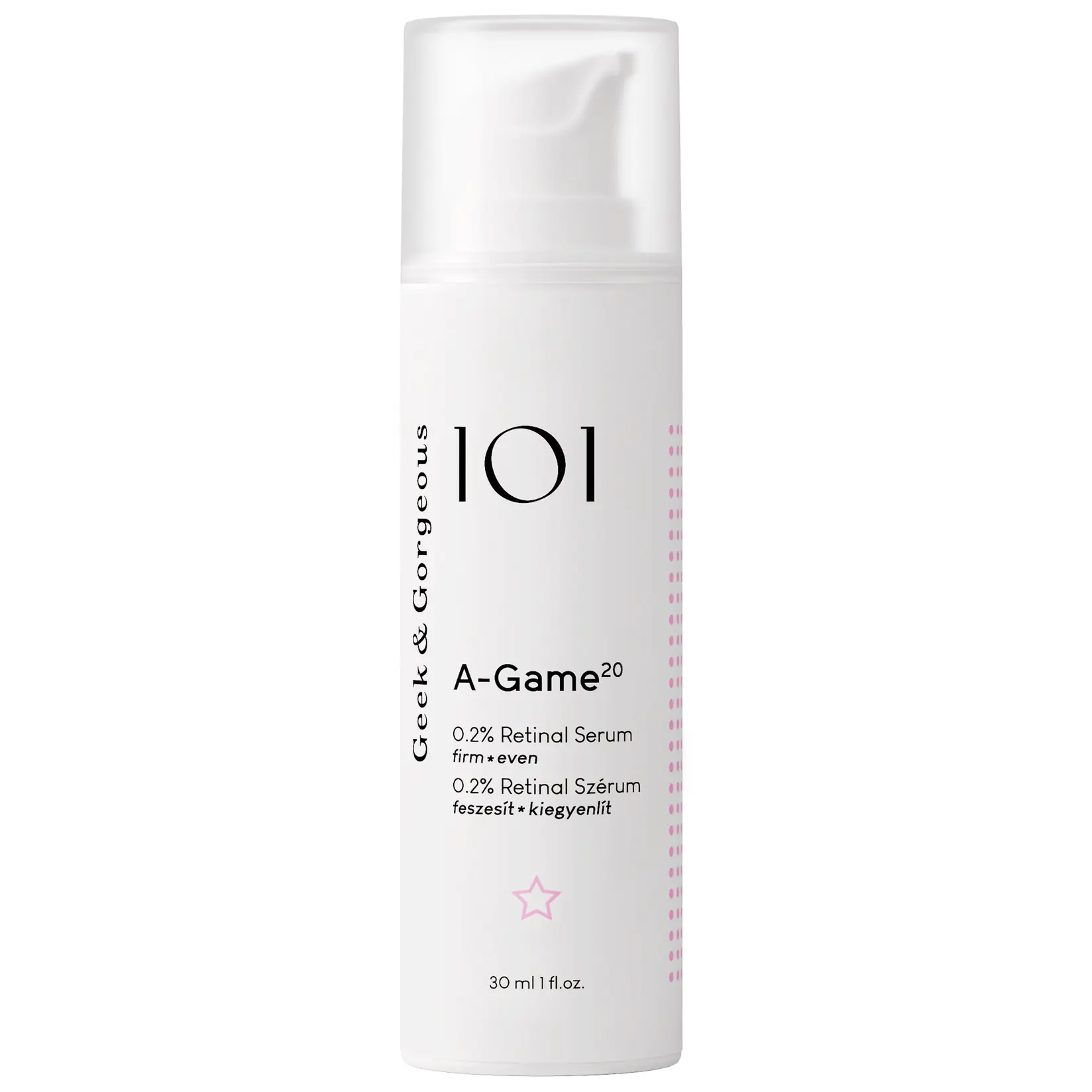 Geek & Gorgeous Serum za lice sa 0,2% retinala A-Game 20, 30 ml