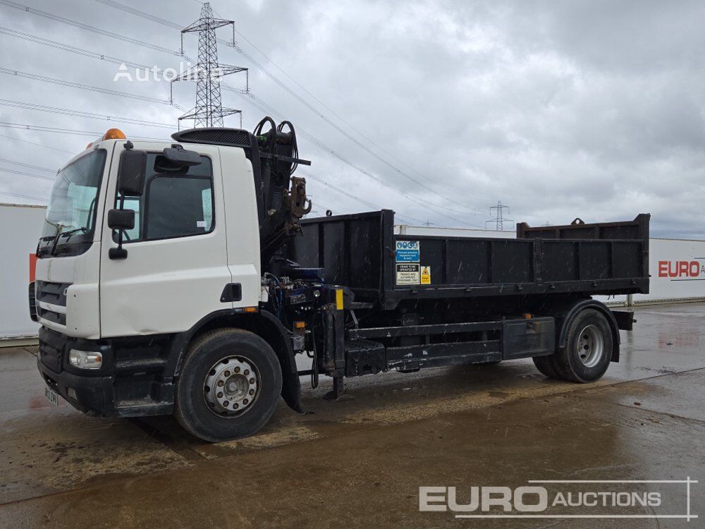 Prodaje se DAF 2003 DAF 4x2 Dropside Tipper Lorry, Hydraulic Crane, Steel Body, kiper na aukciji
