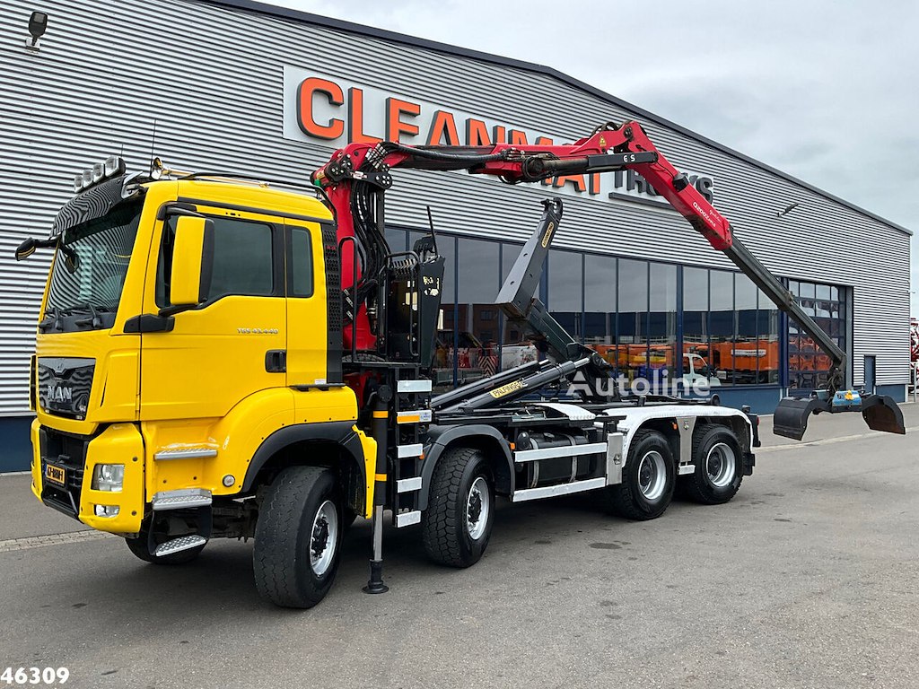 MAN TGS 41.440 8x8 Euro 6 Palfinger 20 Tonmeter Z-kraan kamion rol kiper