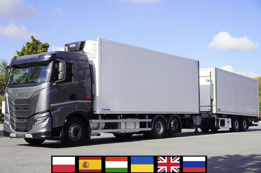 Novi IVECO kamion hladnjača + prikolica