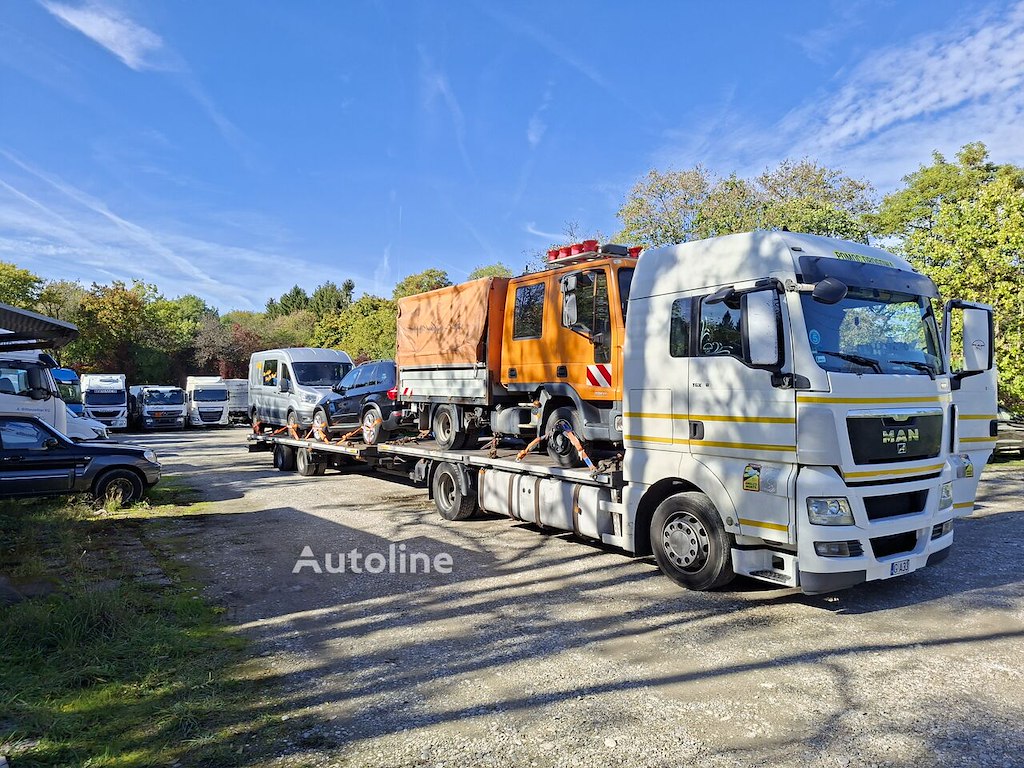 MAN šlep auto + prikolica autotransportera