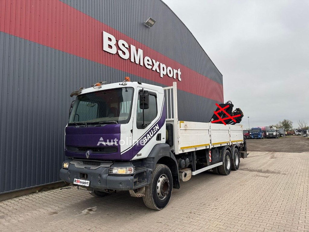 Renault Kerax 370 dci kamion platforma