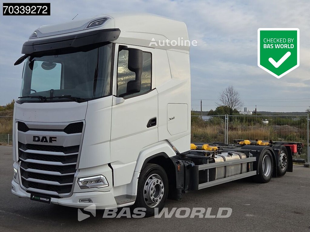 DAF XG 480 6X2 BDF Lift+Lenk-achse Full Air suspension Automatic ACC vozilo za prevoz kontejnera