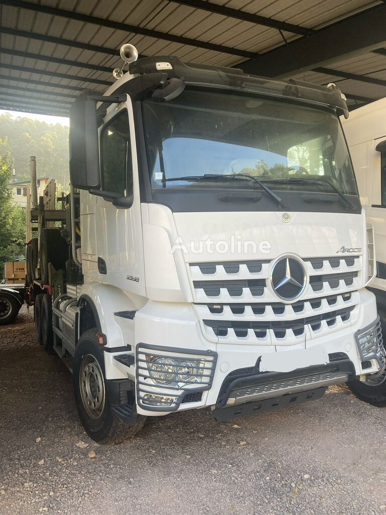 Mercedes-Benz Actros 33 kamion za prevoz drva + šumarska prikolica