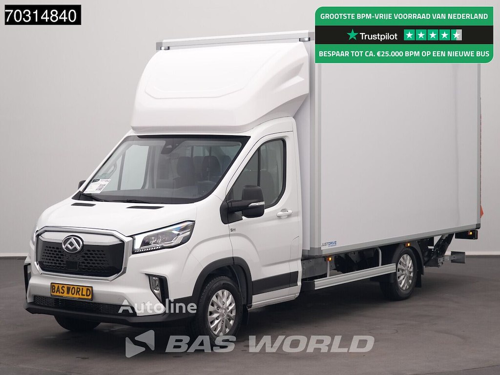 Novi Maxus eDeliver 9 100% Elektrisch 65kWh Dhollandia Laadklep Bakwagen Ca kamion furgon < 3.5t