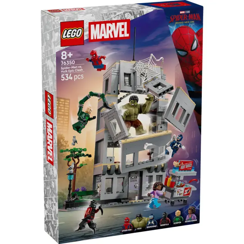 LEGO Marvel Spajdermen protiv Hulka - veličanstveni okršaj 76350, Uzrast 8+
