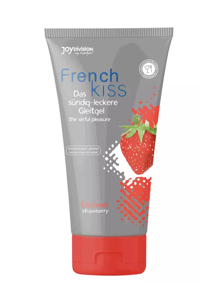 Lubrikant French Kiss, Jagoda, 75ml