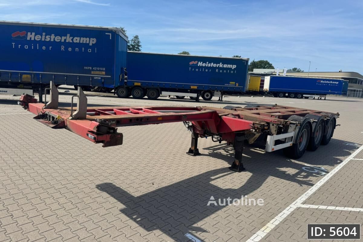 Pacton T3-010 Multi / 2x Extandable / Lift axle / NL Trailer poluprikolica za prevoz kontejnera