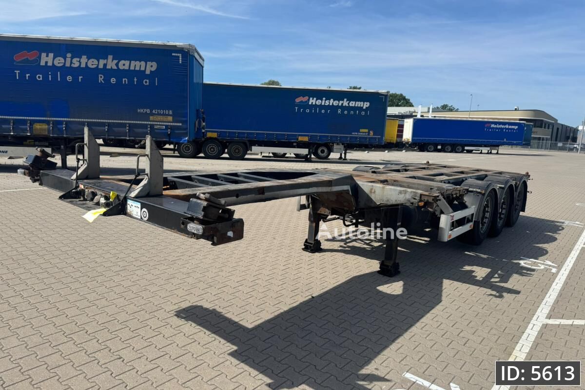 Pacton TXD 339 Multi / 2x Extandable / Lift axle / NL Trailer poluprikolica za prevoz kontejnera