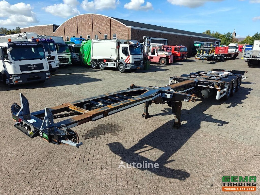 Pacton ET3 Multi - All Connections - Lift Axle - Valx Disc Brake - Stai poluprikolica za prevoz kontejnera