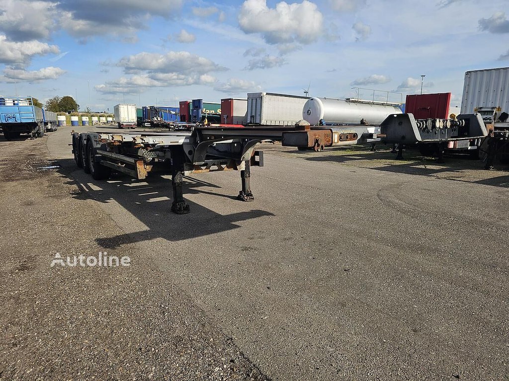 Kögel PORT 40 SIMPLEX 20./ EXTENDIBLE/SAF DISC. poluprikolica za prevoz kontejnera