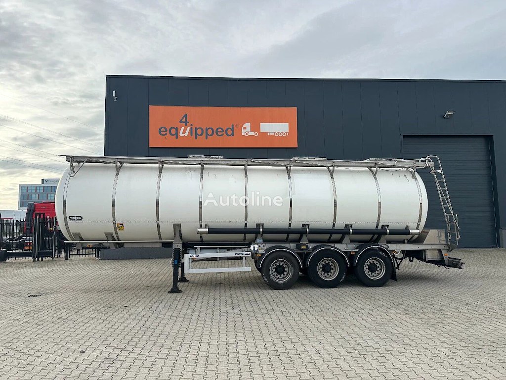 Van Hool FOOD - LEBENSMITTEL / 39.000L / 3-COMP / INOX / NL-trailer cisterna za prevoz hrane