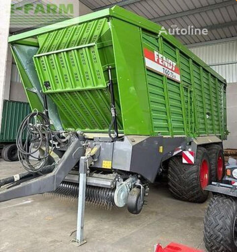 Fendt tigo 75 vr mit ganz großer bereifung 800/45 r30, cisterna silos