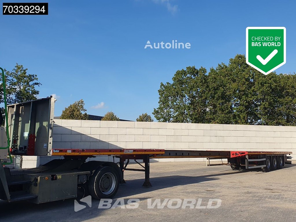 Faymonville F-S43-1AAF 3 axles Extendable Lift + Steering Axle SAF MOT 02/27 poluprikolica sa ravnom platformom