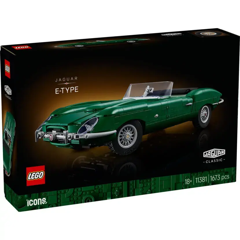 LEGO Icons Jaguar E-Type 11381, Uzrast 18+