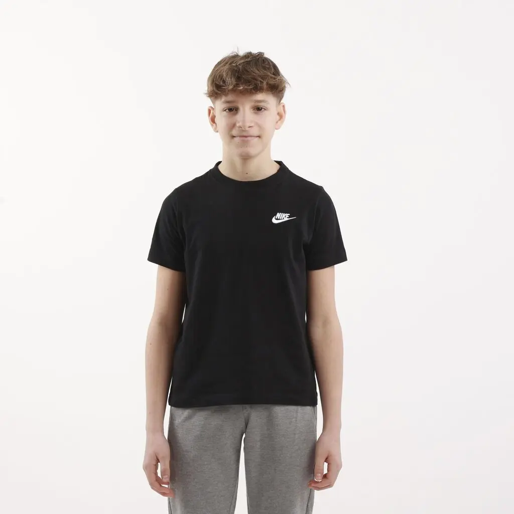 Nike Majica za dečake NSW Tee Emb Futura Lbr FZ5177-010, Crna