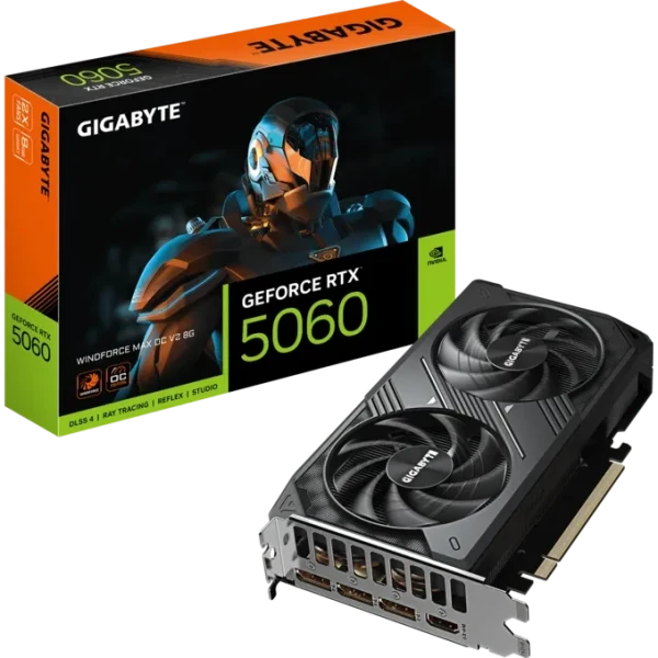 Grafička karta Gigabyte GeForce RTX 5060 Windforce OC GV-N5060WF2MAX OCV2-8GD 8GB GDDR7