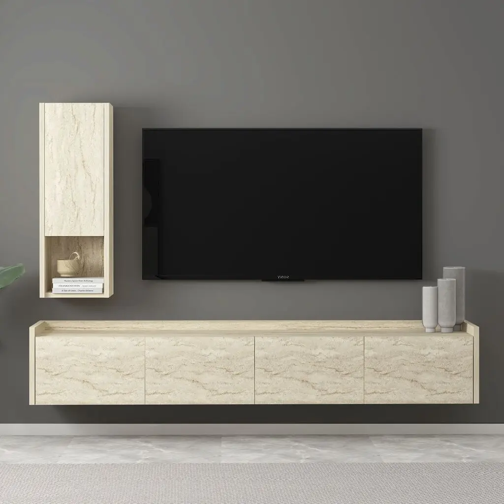 Hanah Home TV komoda, Bež