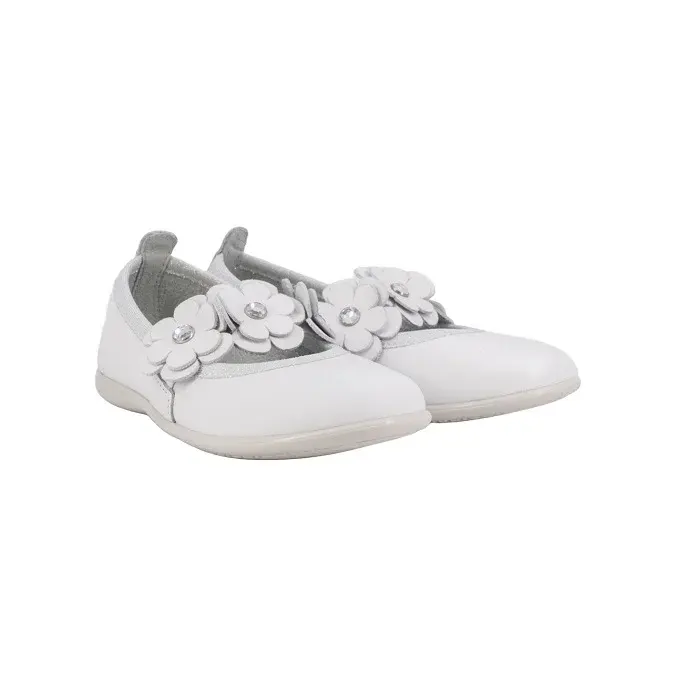 Ciciban Kožne sandale za devojčice Laika White 351623, Bele