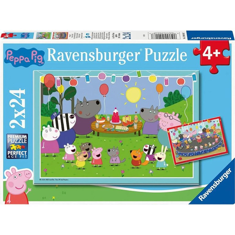 Ravensburger puzzle (slagalice) – 2x24pcs Peppa Pig RA12004018