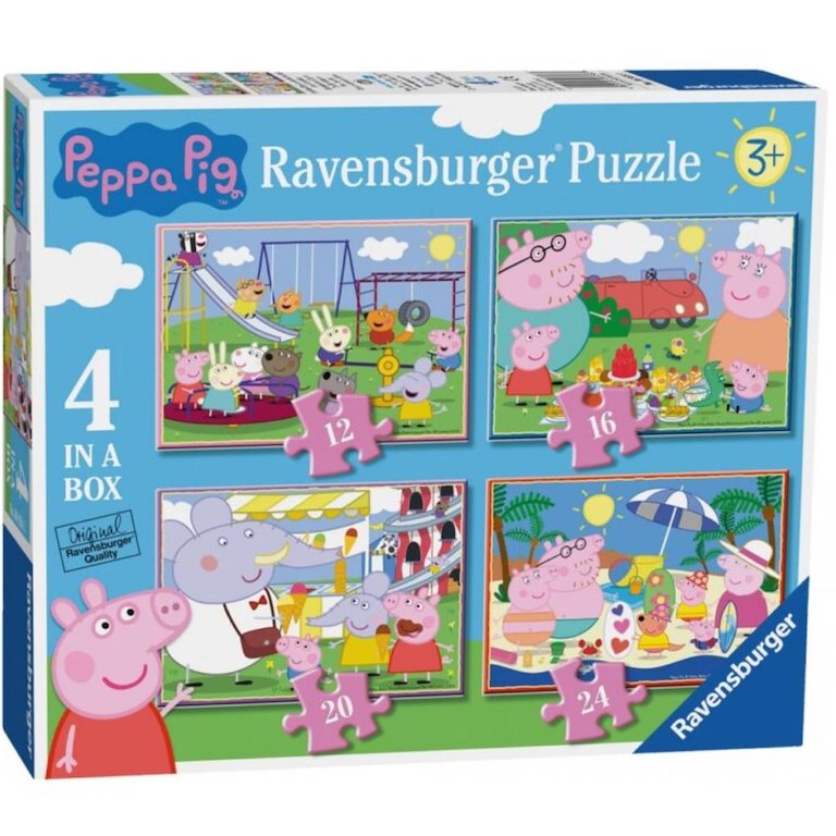 Ravensburger puzzle (slagalice) – 4u1 Peppa Pig RA06958