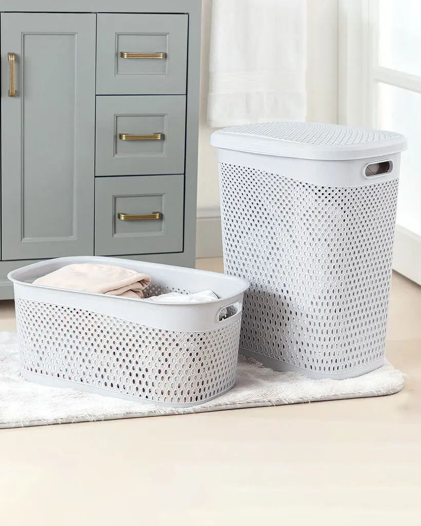 Madame Coco Set korpa za veš, 2 komada, Sivi