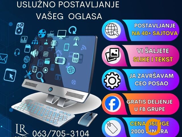 Uslužno postavljam vaš oglas