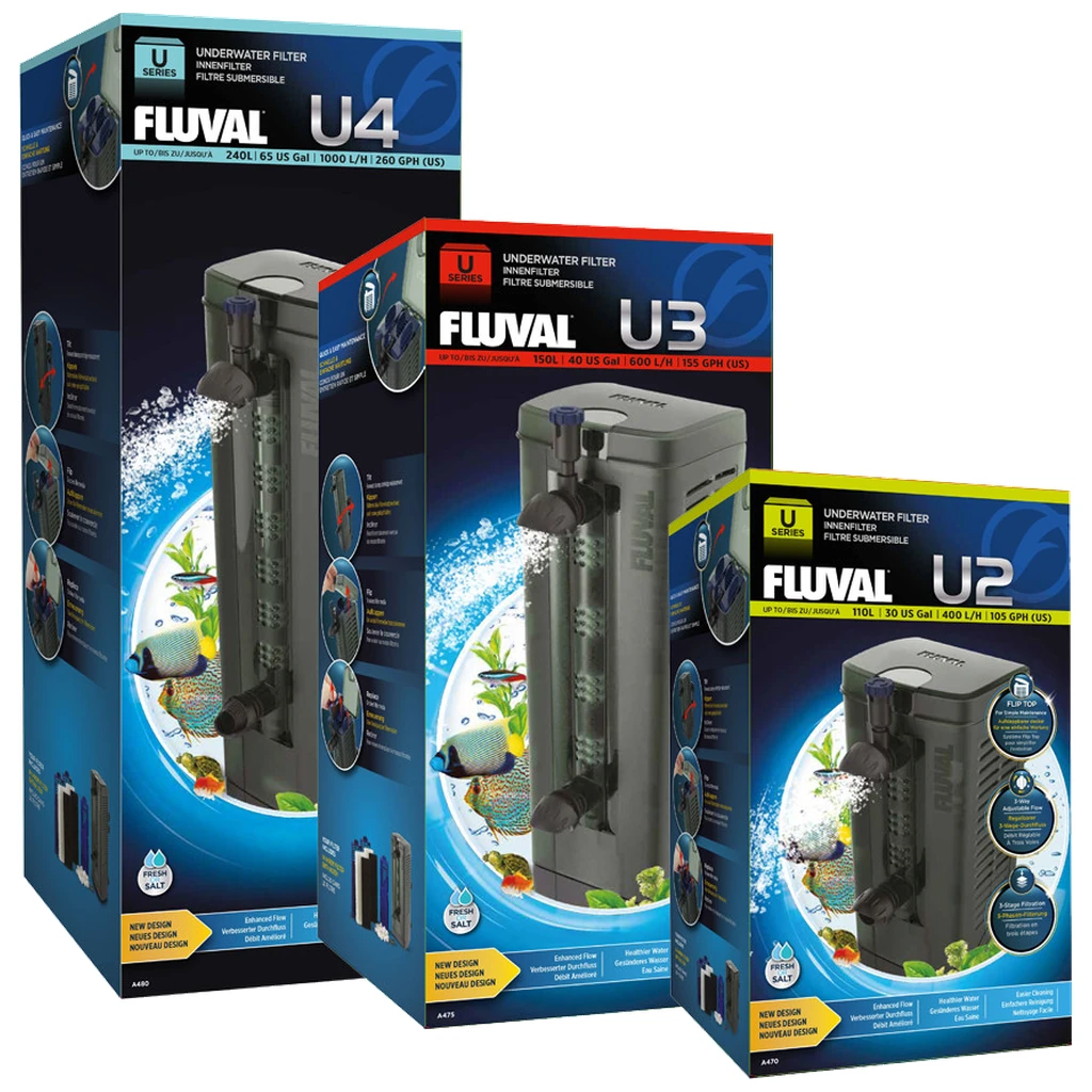 Fluval unutrašnji filter - unutrašnji filter za akvarijum
Fluval U Series – unutrašnji filteri za akvarijume
Pojedinačni modeli