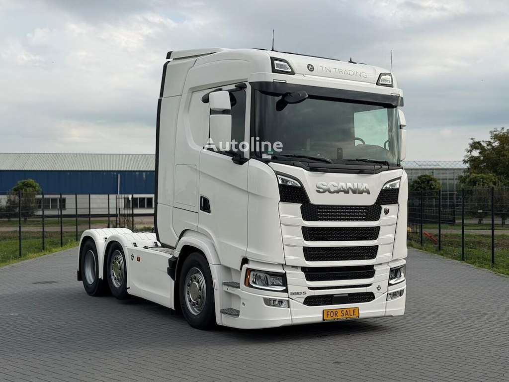 Novi Scania S590 V8 NGS NEW, 6X2/4, RETARDER, FULL AIR, LEATHER, PTO PREPARE tegljač