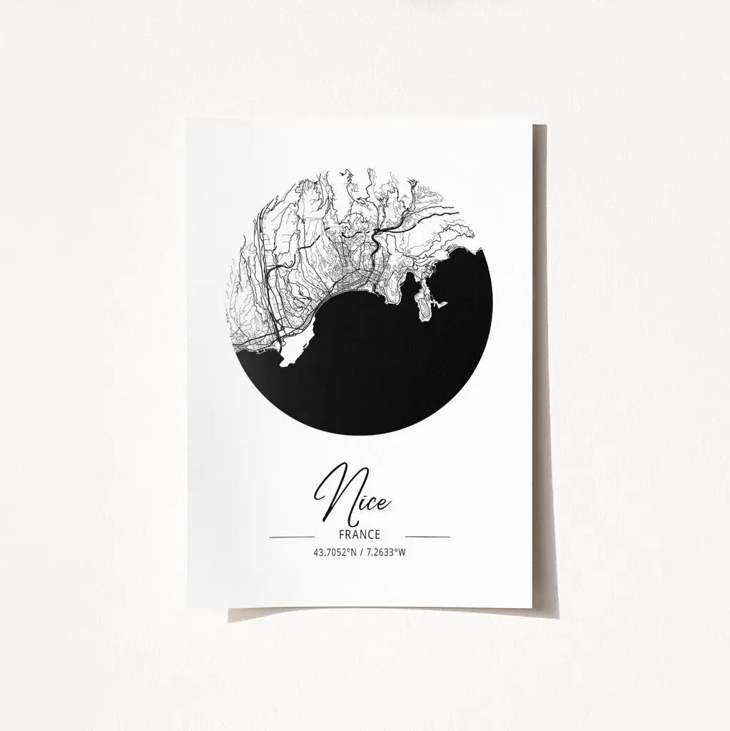 Wallity Poster France Nice-2069, 50x70 cm