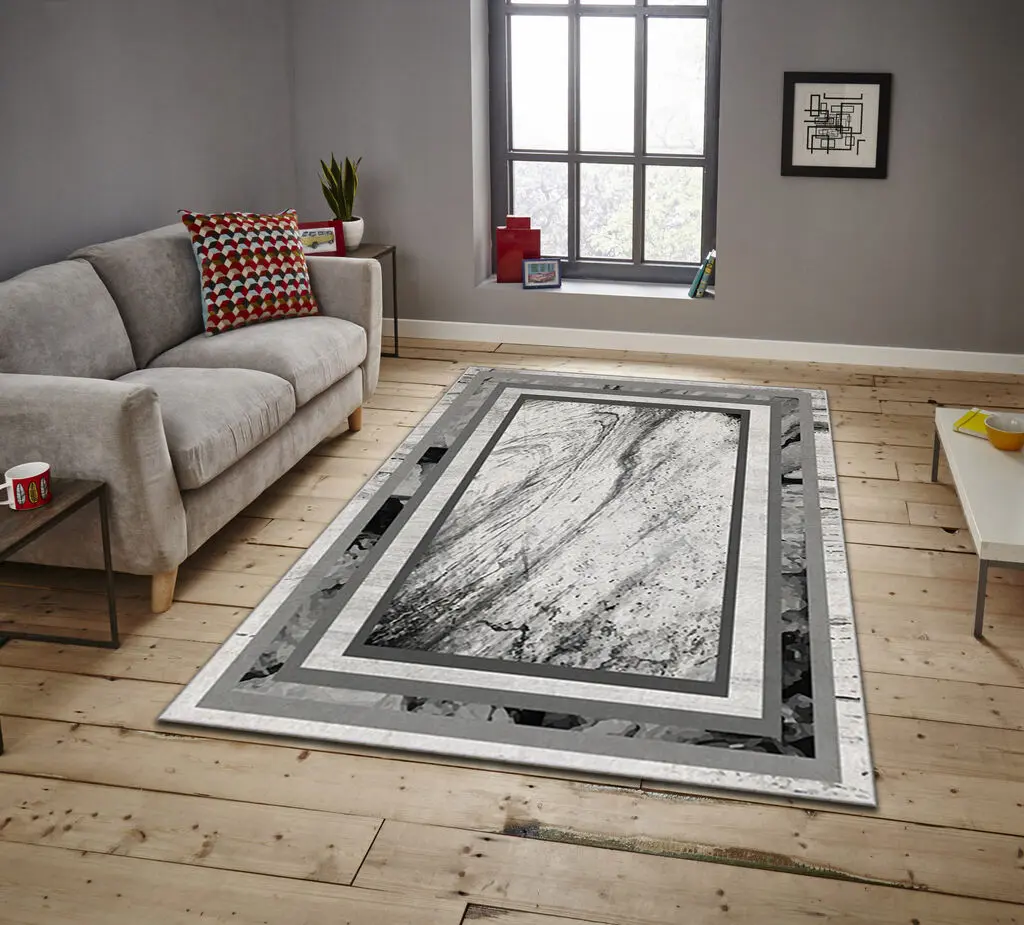 Conceptum Hypnose Tepih Asr Crpt-75, Pravougaoni, 120 x 180 cm, Svetlosivi
