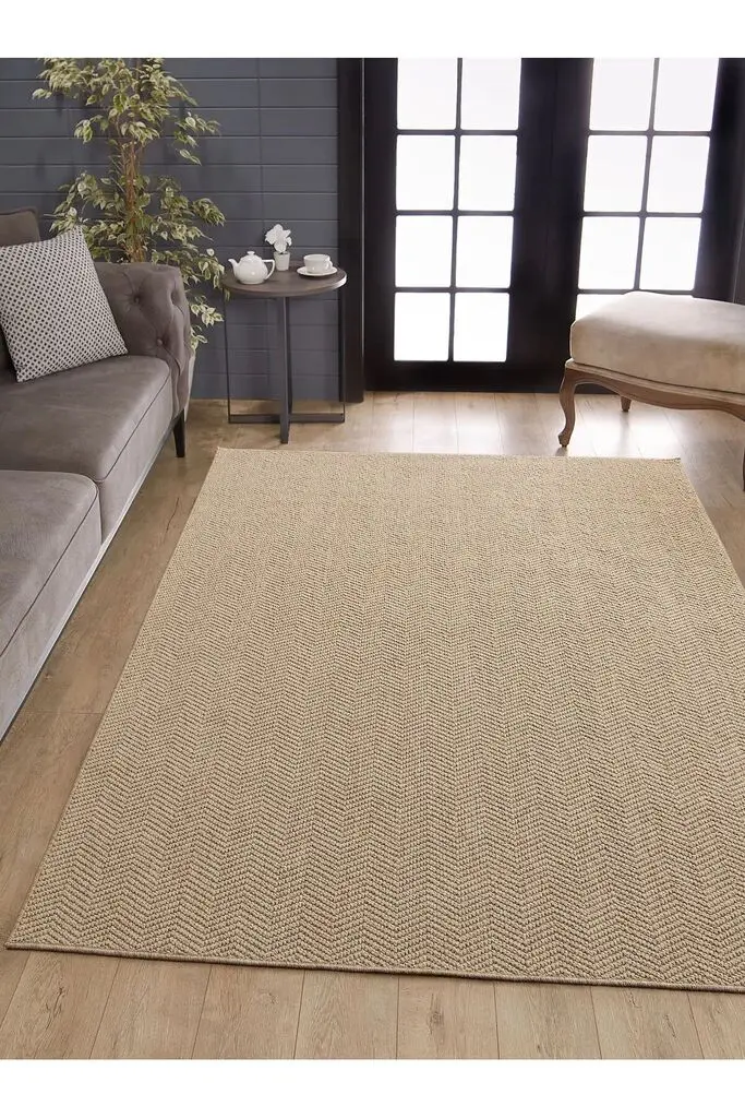 Conceptum Hypnose Tepih S-997A, Pravougaoni, 100 x 400 cm, Braon