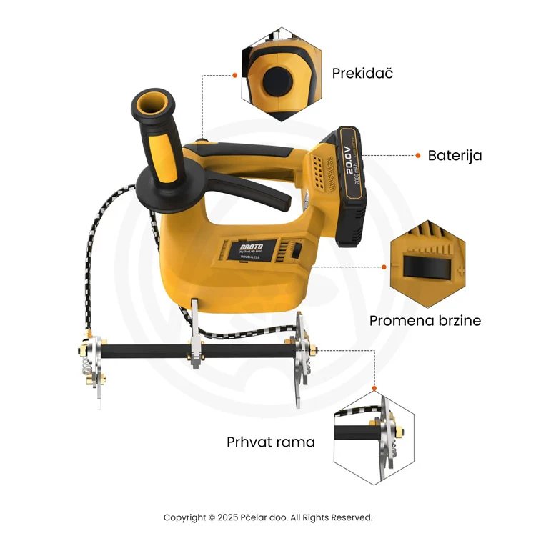 73550 - Stresač za pčele električni, BEE