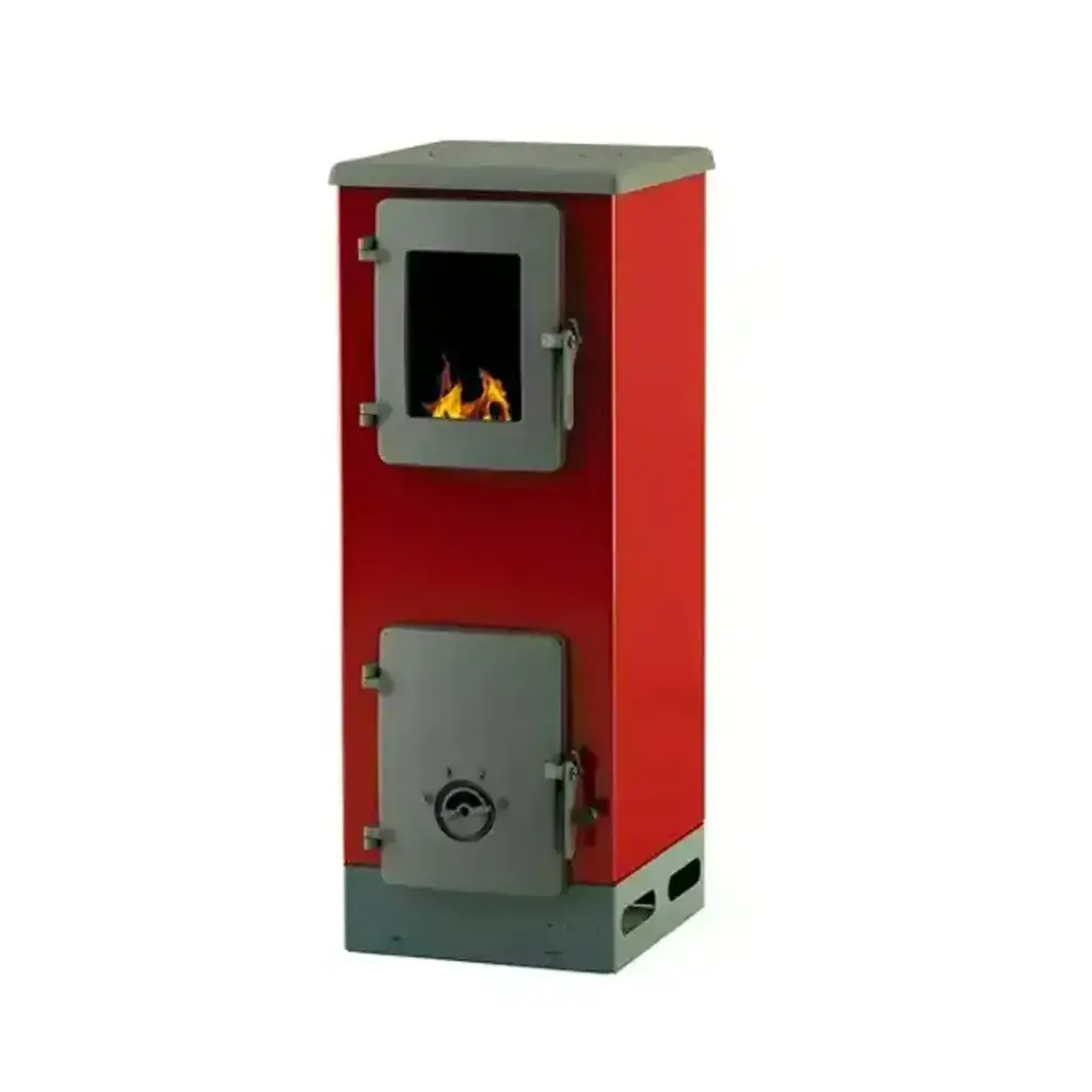 Alfa Plam Peć na čvrsto gorivo Vulkan S ECO, 4kW, 26 m², Crveni
