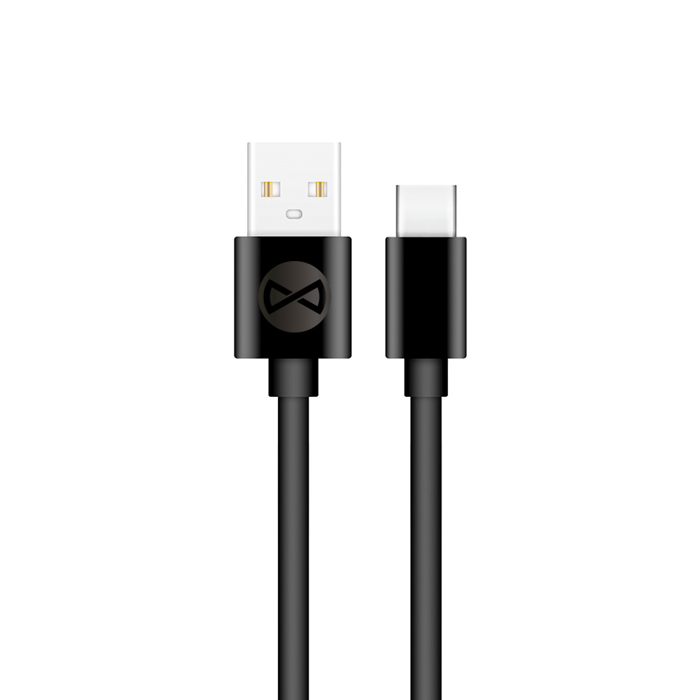 Forever kabal (USB- USB-C) 1m 3A crni