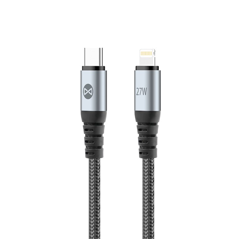 Forever Braix kabal (USB-C-Lightning) 1m 27W crni
