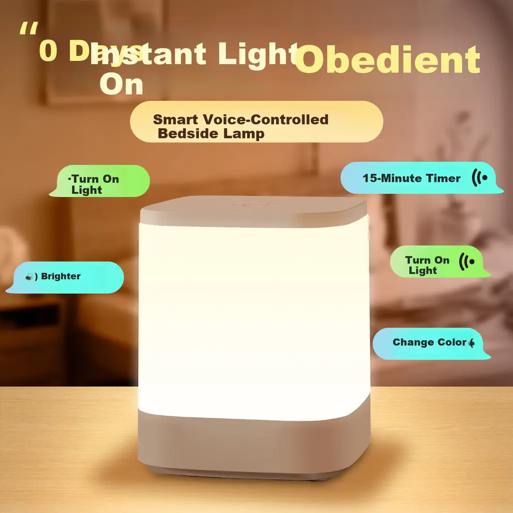 Xinyousuoshu Noćna lampa, 2400mAh, Bela