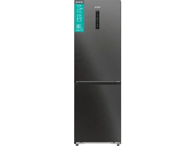 Gorenje Kombinovani frižider NRK618C61BX4WFE, 329 L, NoFrost, Crni