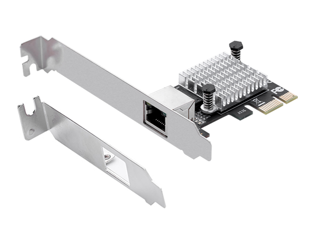 E-Green PCI-Express kontroler na 1-port 2.5 Gigabit Ethernet (Realtek 8125B)