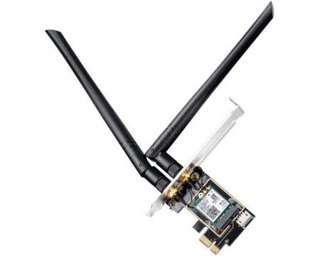 Cudy WE3000 AX3000 Wi-Fi 6 + Bluetooth5.2 PCI Express Adapter 2.4+5Ghz, 2x5dBi detachable antenna