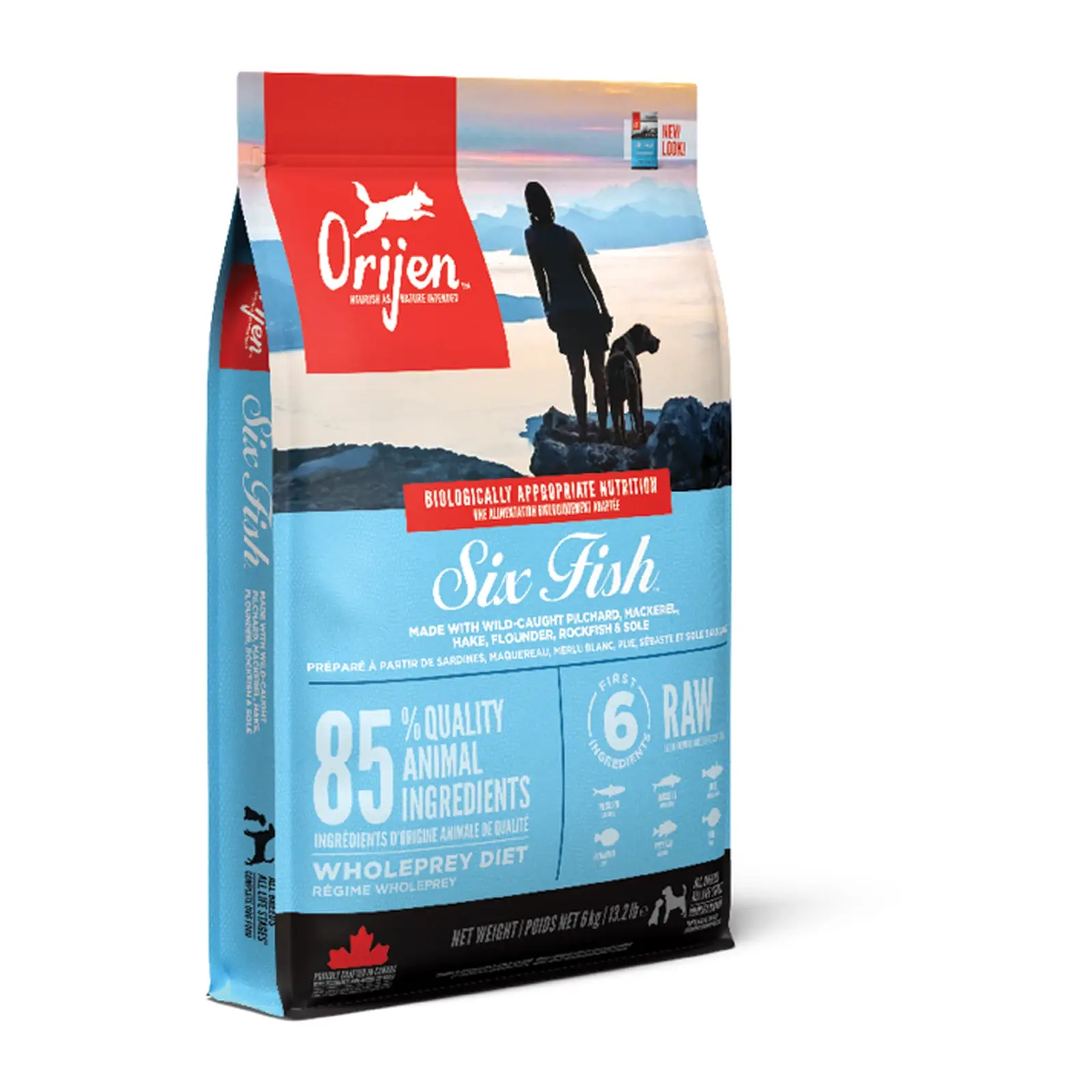 Orijen 6 Fish granule za pse, riba