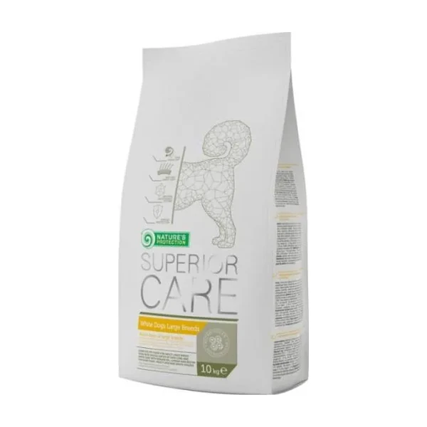 Nature’s Protection Superior Care granule za odrasle pse bele dlake velikih rasa, jagnjetina