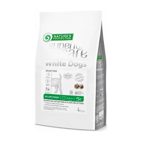 Nature’s Protection Superior Care granule za odrasle pse bele dlake, insekti, bez žitarica
