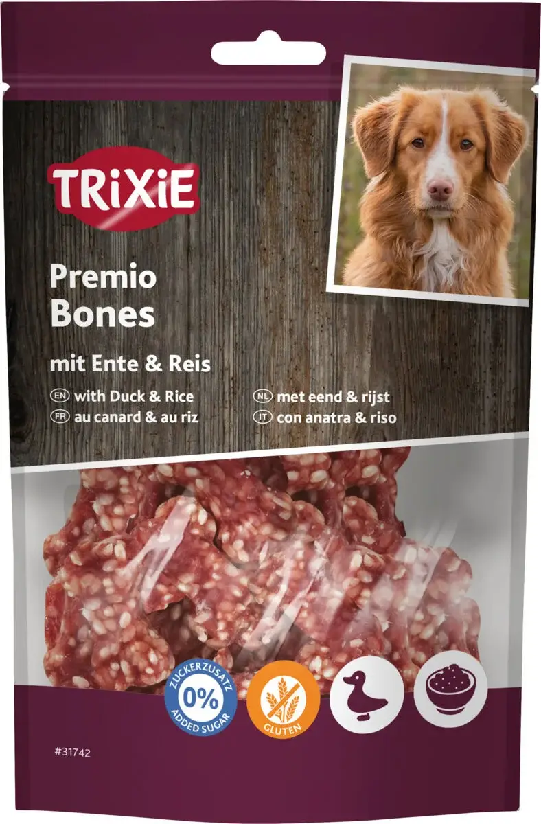 Trixie mekane koščice za pse sa pačetinom i pirinčem, 83% mesa
