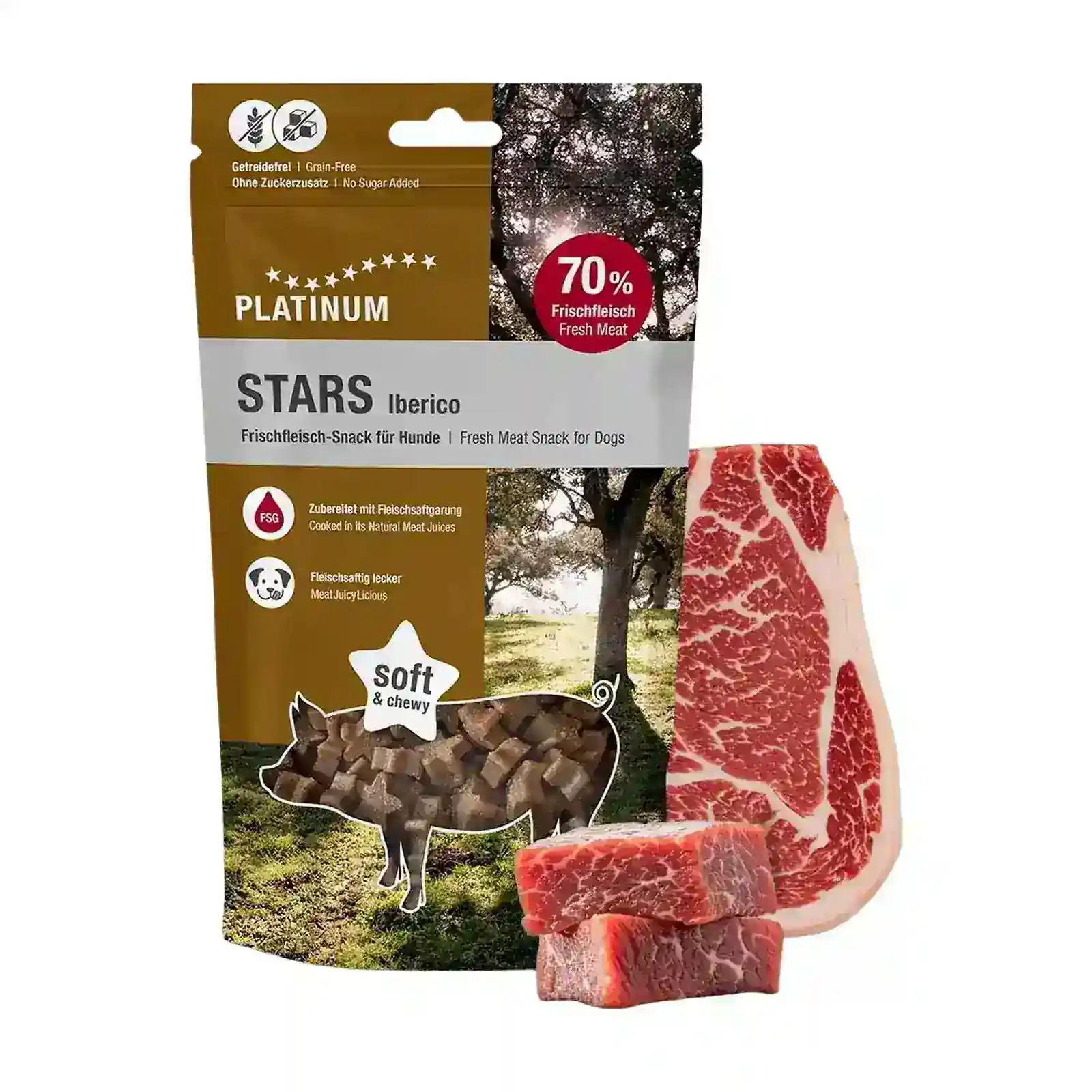 Platinum Stars mekane poslastice za pse, iberico svinjetina — nagrađivanje i trening