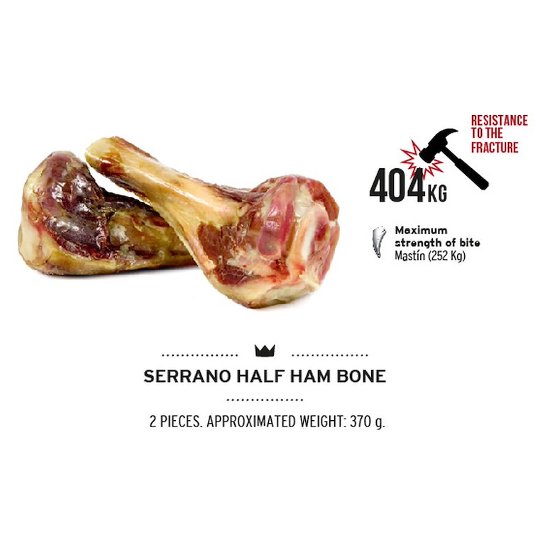 Mediterranean Natural polovina kosti od pršuta za pse, 2 komada