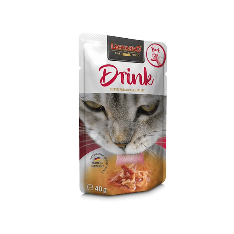 Leonardo Drink kremasta poslastica za mačke, govedina — za nagrađivanje
