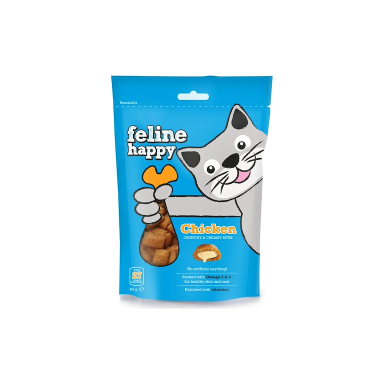 VetIQ Feline Happy punjene poslastice za mačke, živina — svakodnevna nagrada